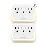 2-Pack Outlet Extender with Night Light – simplexdeals
