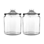 Set of 2 Anchor Hocking Heritage Hill 1/2 Gallon Glass Jar with Lid ...