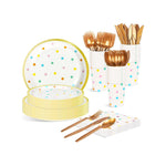 350-Pcs Disposable Paper Dinnerware Set – simplexdeals