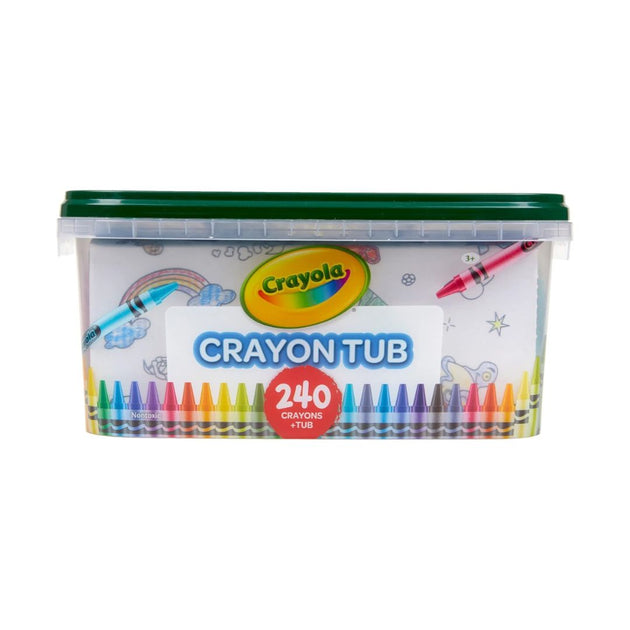 240-Ct Crayola Crayon Tub, Bulk Crayon Set – simplexdeals