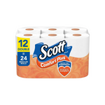 12 Double Rolls = 24 Rolls Scott ComfortPlus Toilet Paper – simplexdeals
