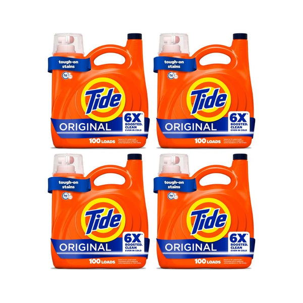 4 Bottles Of Tide Original Scent Liquid Laundry Detergent – simplexdeals