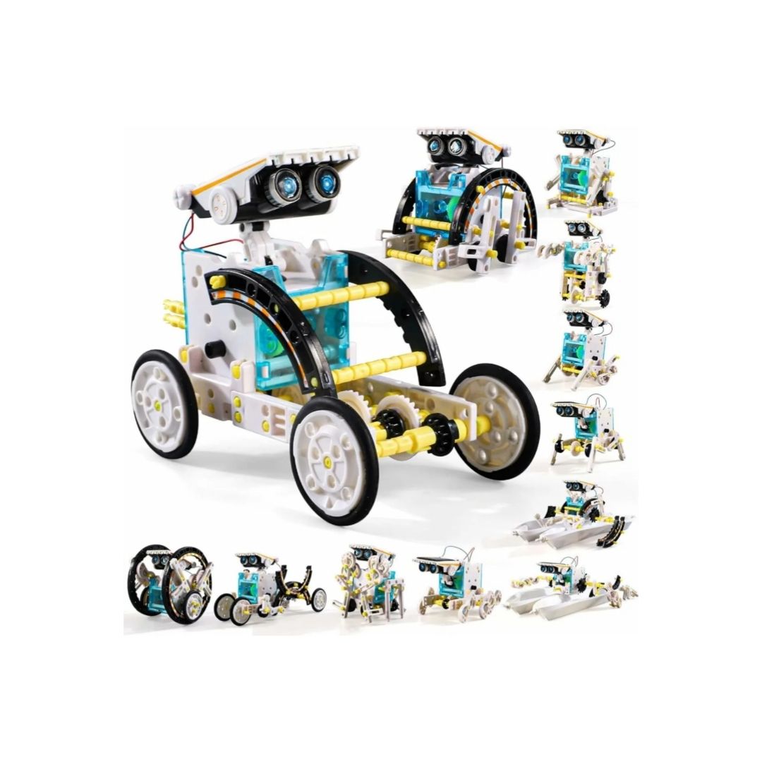 Lucky Doug 12-in-1 STEM Solar Powered Robot Kit – simplexdeals