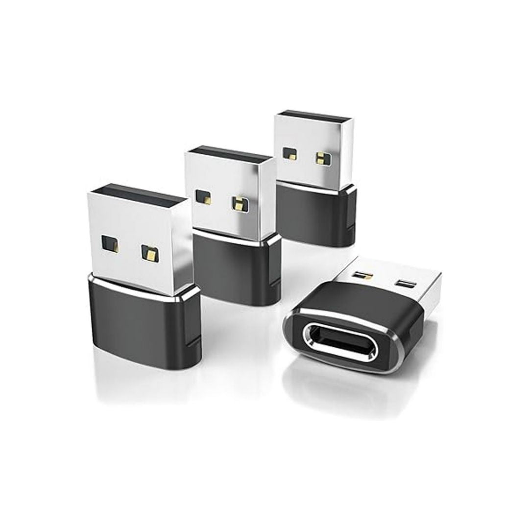 Pack of 4 USB A to USB C Adapters – simplexdeals