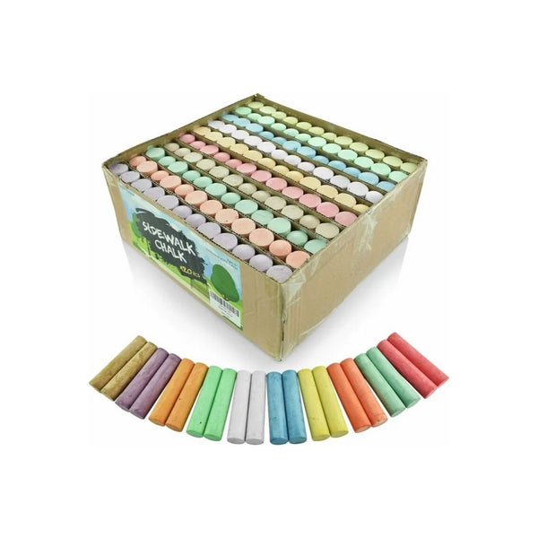 120 Piece Jumbo Sidewalk Chalk Set – simplexdeals