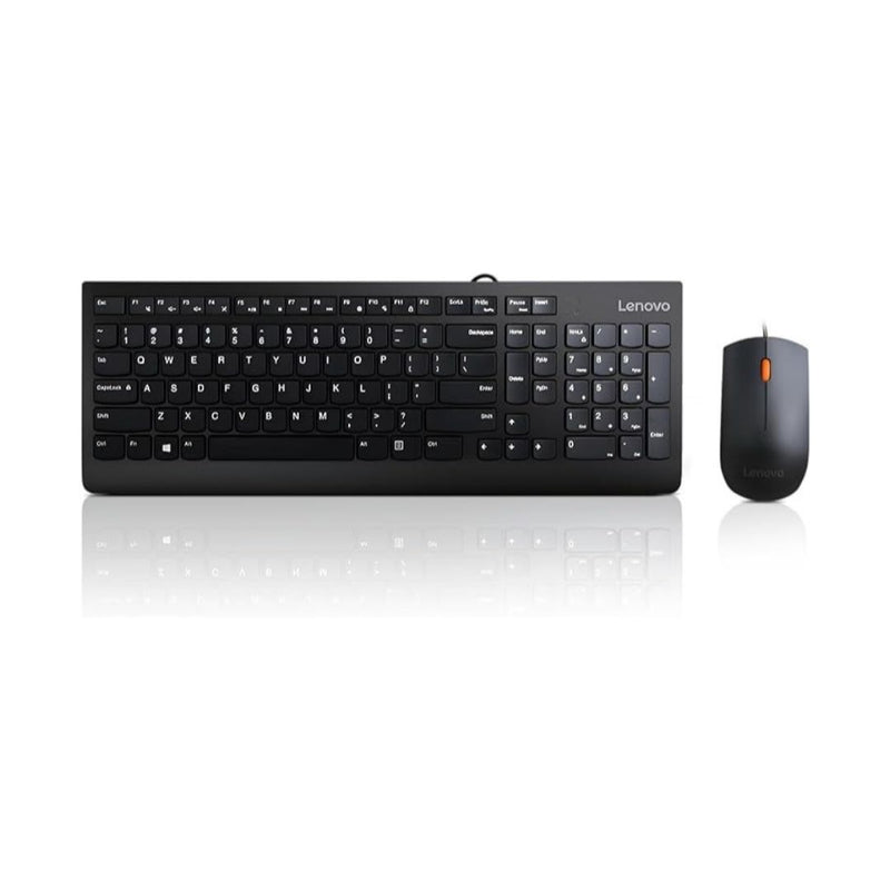 Lenovo 300 USB Combo • Full-Size Wired Keyboard & Mouse – simplexdeals