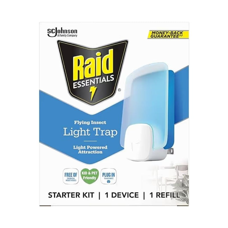 Raid Essentials Flying Insect Light Trap Starter Kit – simplexdeals