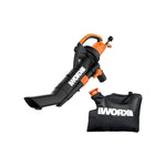 Worx TRIVAC 12 Amp 3-in-1 Electric Leaf Blower/Leaf Vacuum/Mulcher ...