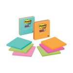 Post-it Assorted Bright Colors Lined Super Sticky Notes (3 Pads ...