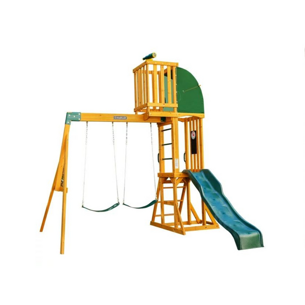 KidKraft Hawk Tower Wooden Swing Set With Slide – simplexdeals