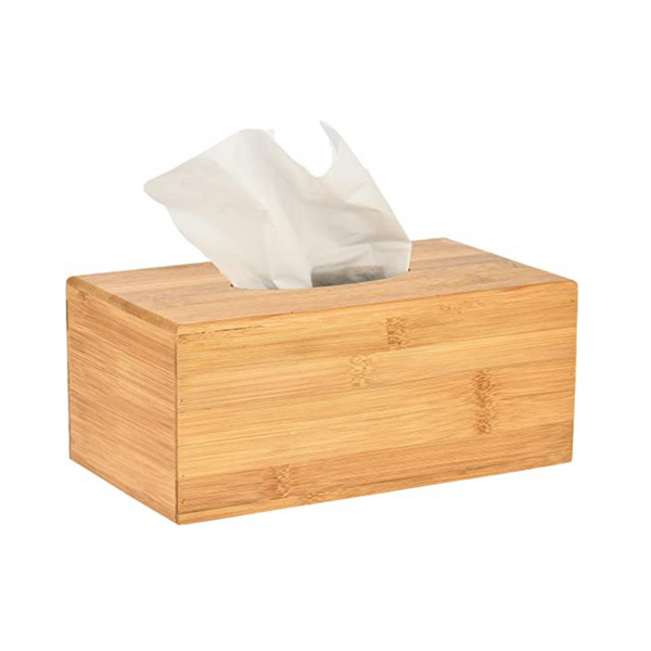 Prime Members: Alpine Industries Wooden Bamboo Tissue Box Cover ...