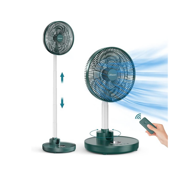 Portable 12000mAh Rechargeable Quiet Oscillating Fan – simplexdeals