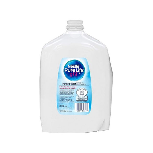 Pure Life Purified Plastic Bottled Water Jug, 1 Gallon – simplexdeals