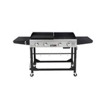 Royal Gourmet Portable Propane Gas Grill and Griddle Combo with Side T ...