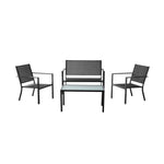 Mainstays Kingston Ridge 4-Piece Outdoor Conversation Set – simplexdeals