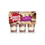 Super Snack Pack Chocolate Vanilla Pudding Cups, 6 Count per pack, 33 ...