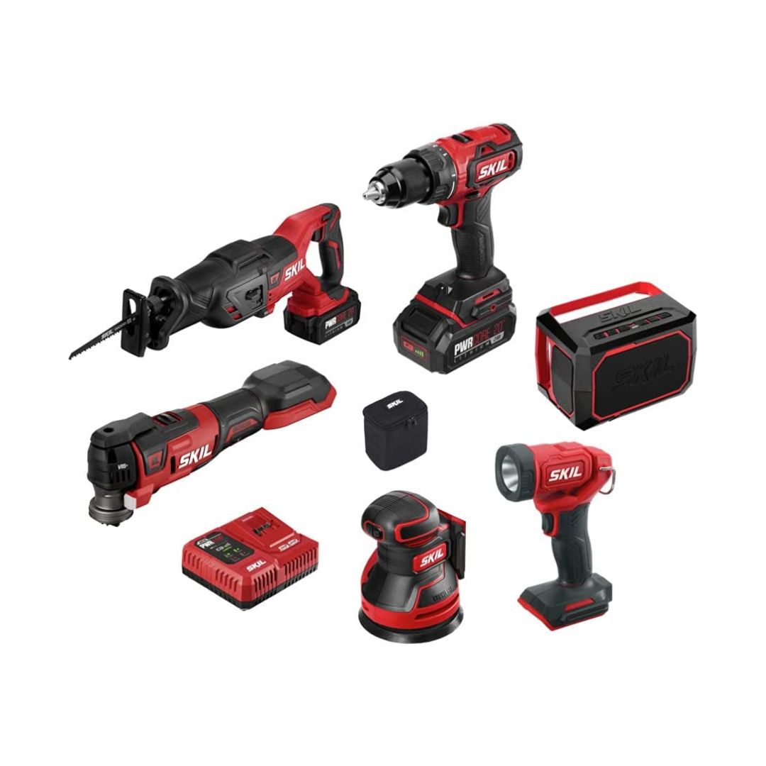 SKIL PWRCore 20 Brushless 20V 6-Tool Combo Kit – simplexdeals