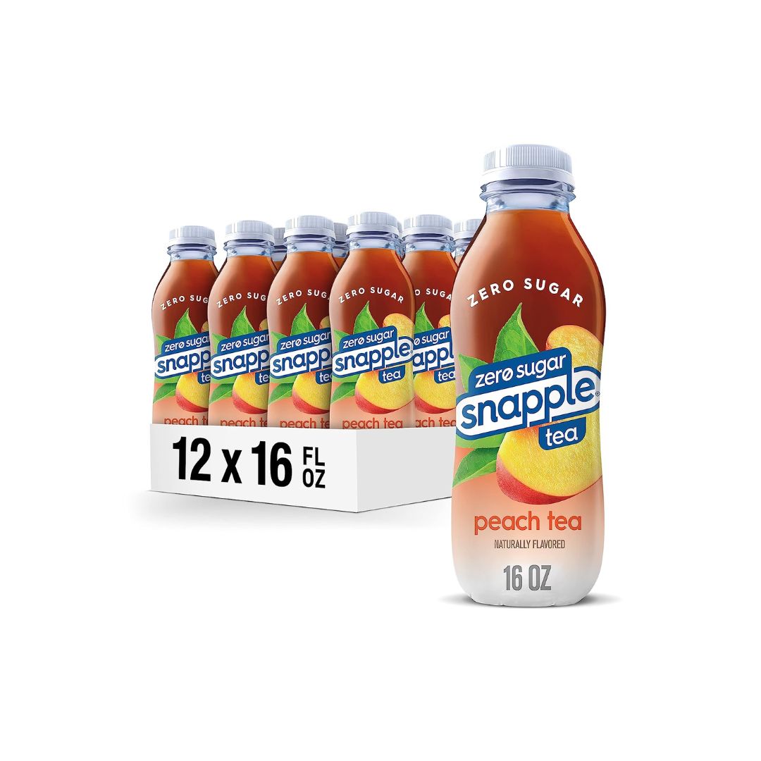12 Bottles Of Snapple Zero Sugar Peach Tea – simplexdeals