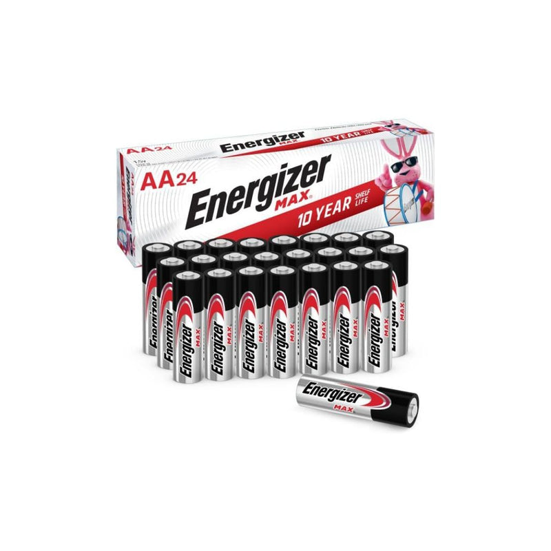 Energizer AA Batteries Double A Max Alkaline Battery (24 Count ...