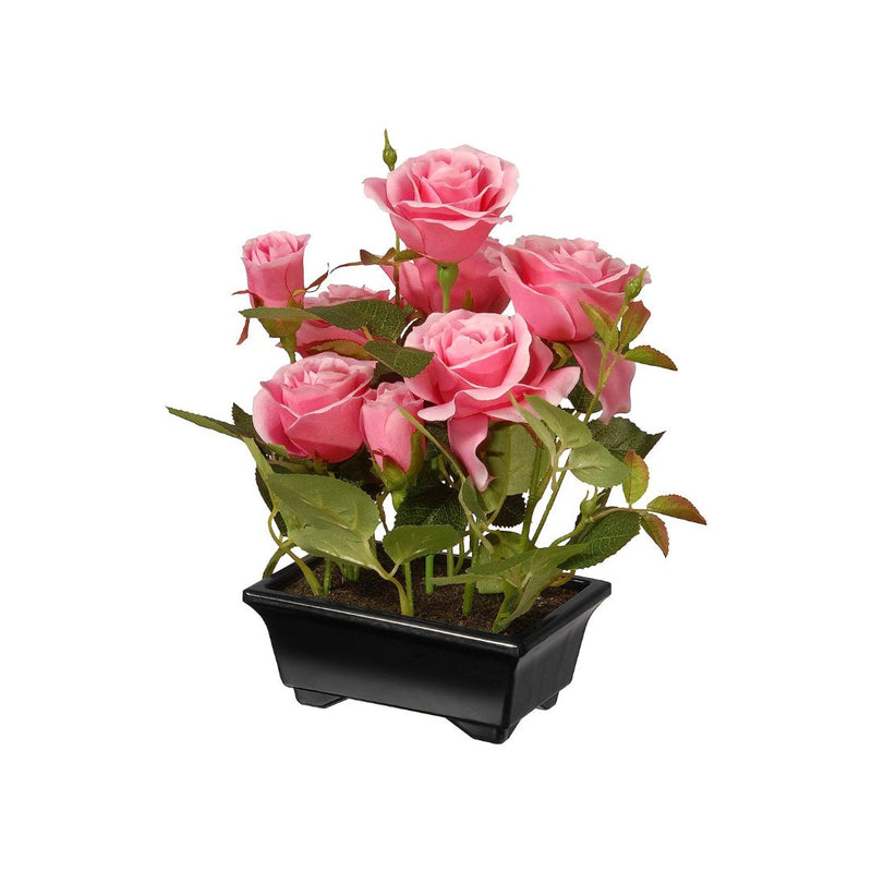 National Tree Pink 10-Inch Potted Rose Flowers – simplexdeals