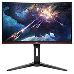AOC C24G1 24" Curved Frameless Gaming Monitor, FHD 1080p, 1500R VA Pan ...
