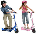 Razor E125 Motorized 24-Volt 10 MPH Rechargeable Kids Electric Scooter ...