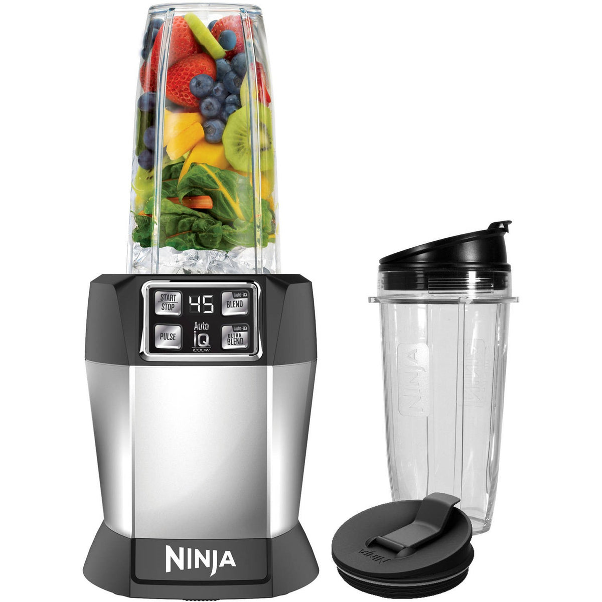 Ninja Nutrient Extraction Single Serve Blender with Auto IQ Technology ...