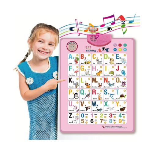Electronic Interactive Alphabet Wall Chart Speech Therapy Toy Via Amaz ...