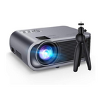 VicTsing Full HD 1080p 5500-Lumens Portable Projector with Tripod Via ...