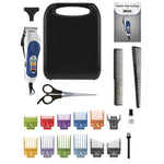 Wahl Corded Color Pro Color Coded Haircut Hair Clipper Kit, 20Pc Via W ...