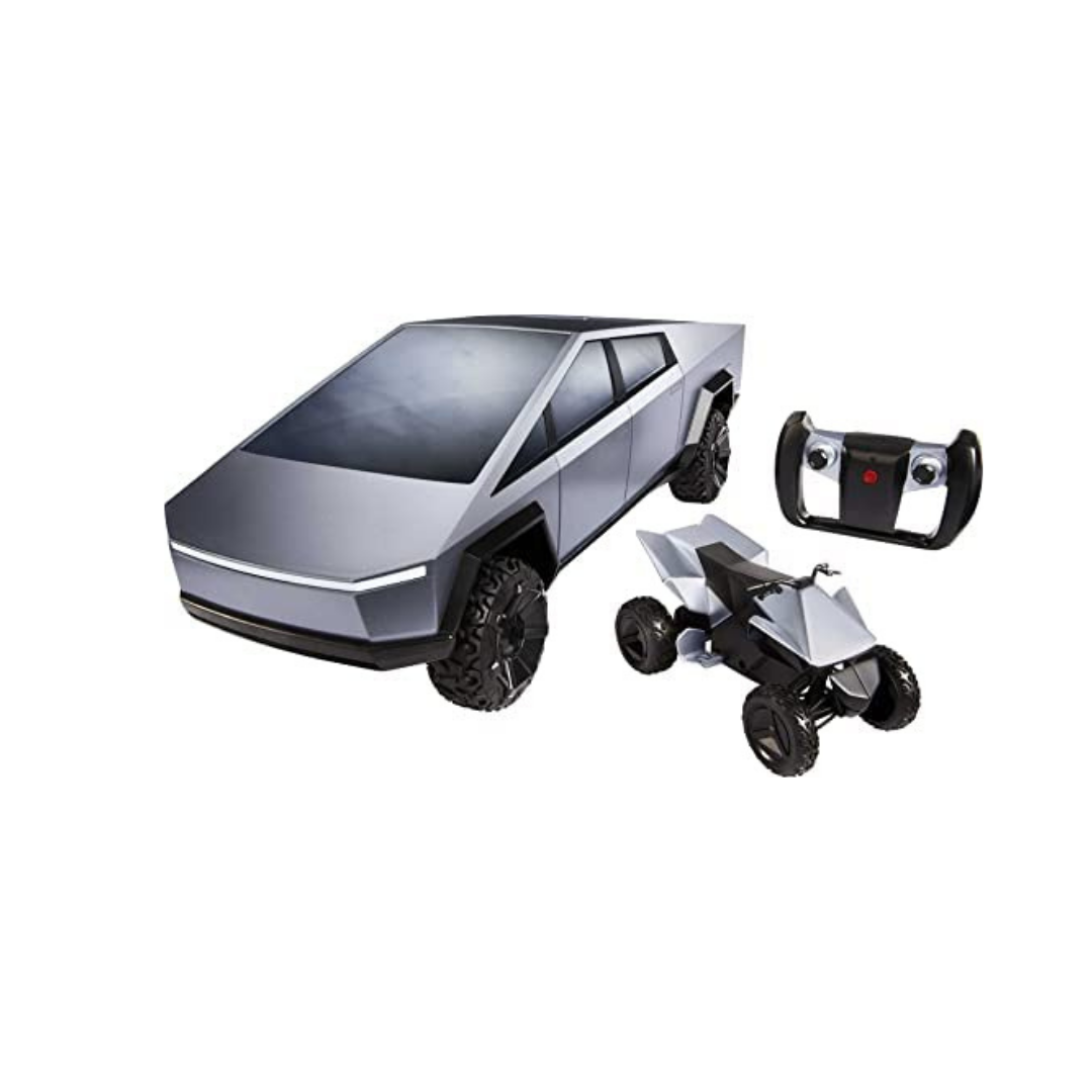 Hot Wheels R/C Tesla Cybertruck & Electric Cyberquad Via Amazon ...